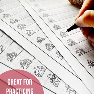 Mandala Pattern Sheets 200+ Patterns for Beginners and Artists Mandala ...