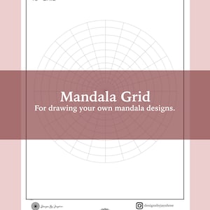 Mandala Drawing Guide - Beginners , Mandala Practice Sheets,digital ...