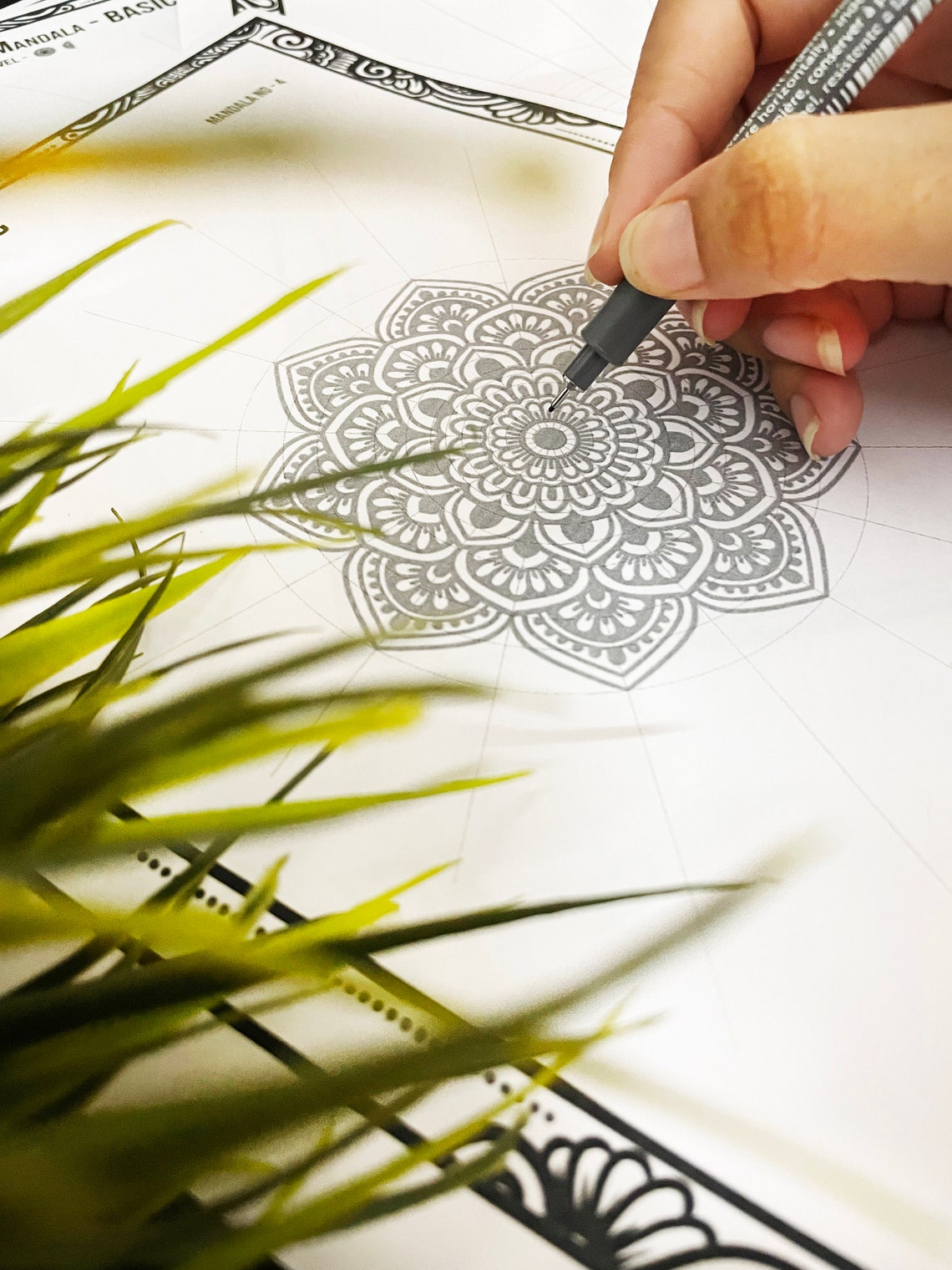 Set of 16 Mandalas for OUTLINE Tracing Coloring Pdf. - Etsy