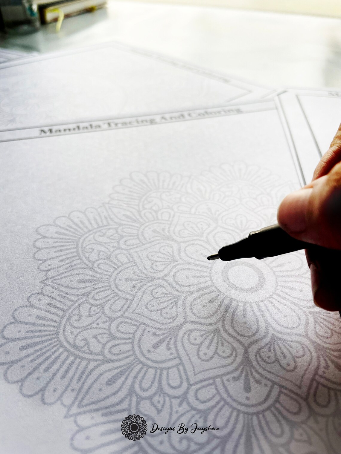Set of 20 Mandala Coloring Pages,tracing, Coloring, Pdf. Digital Paper ...
