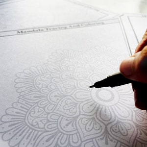 Set of 20 Mandala Coloring Pages,tracing, Coloring, Pdf. Digital Paper ...