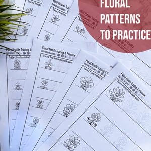 Floral Art - Complete Beginners Guide, Step by Step Guide- How to Draw ...