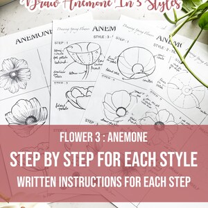 Summer Flowers Step by Step Full Guide - Beginners , Drawing Practice ...