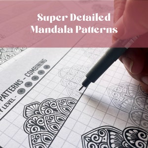 Detailed Mandala Pattern Sheets, 20 Designs , Mandala Practice Sheets ...
