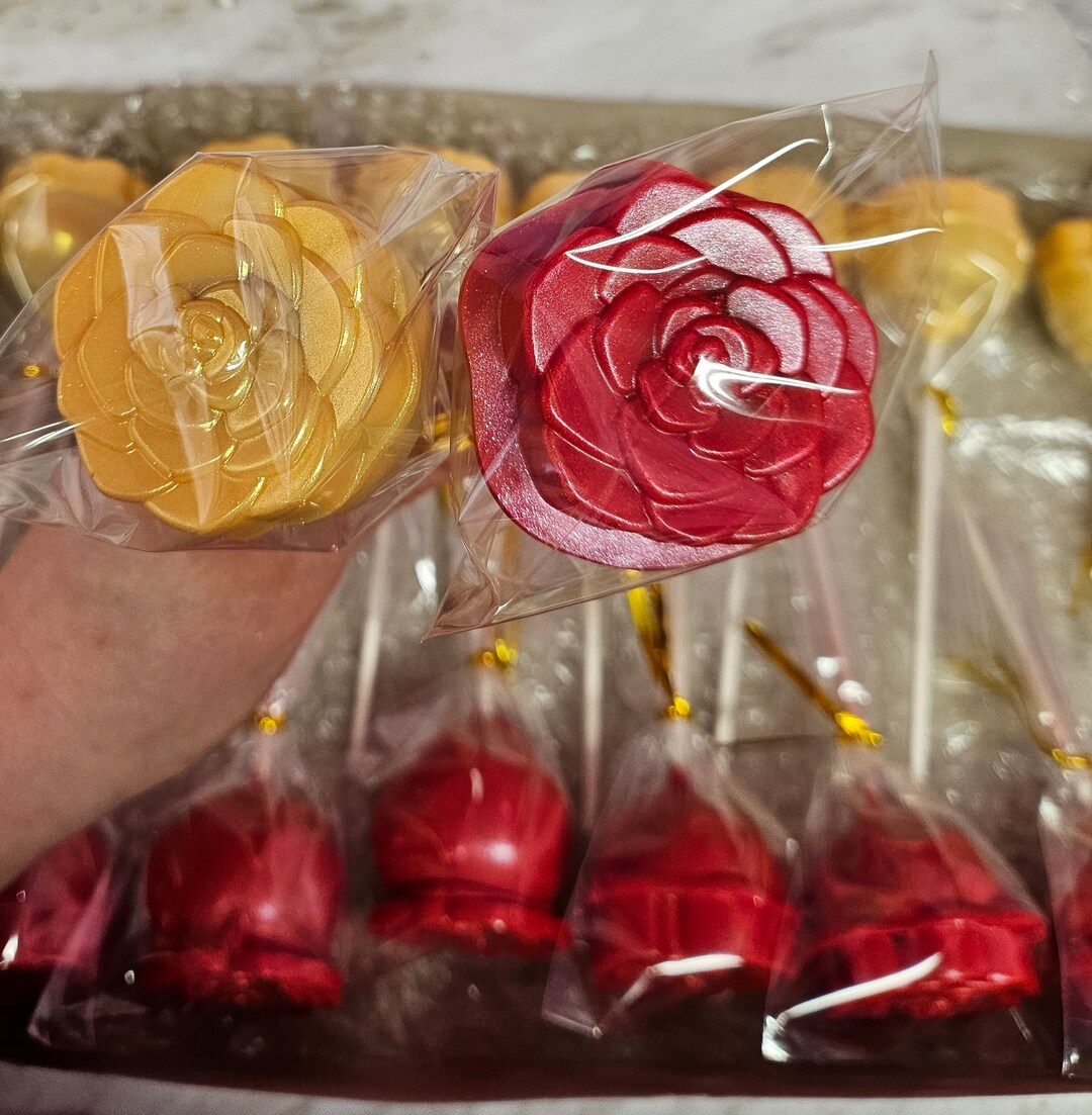 Rose Cake Pops - Etsy