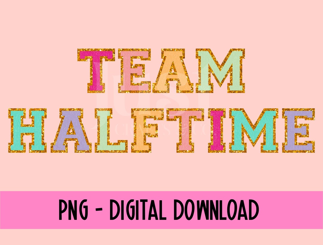 Team Halftime Png, Faux Chenille Letter Patch Png, Superbowl Png ...