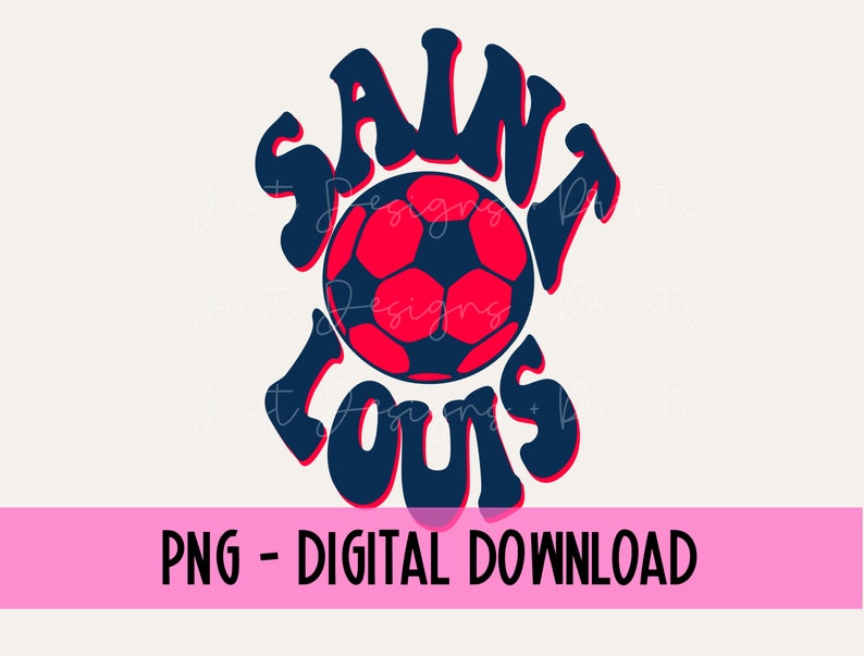 Retro Saint Louis Soccer PNG Stl Soccer Png Stl City Soccer - Etsy