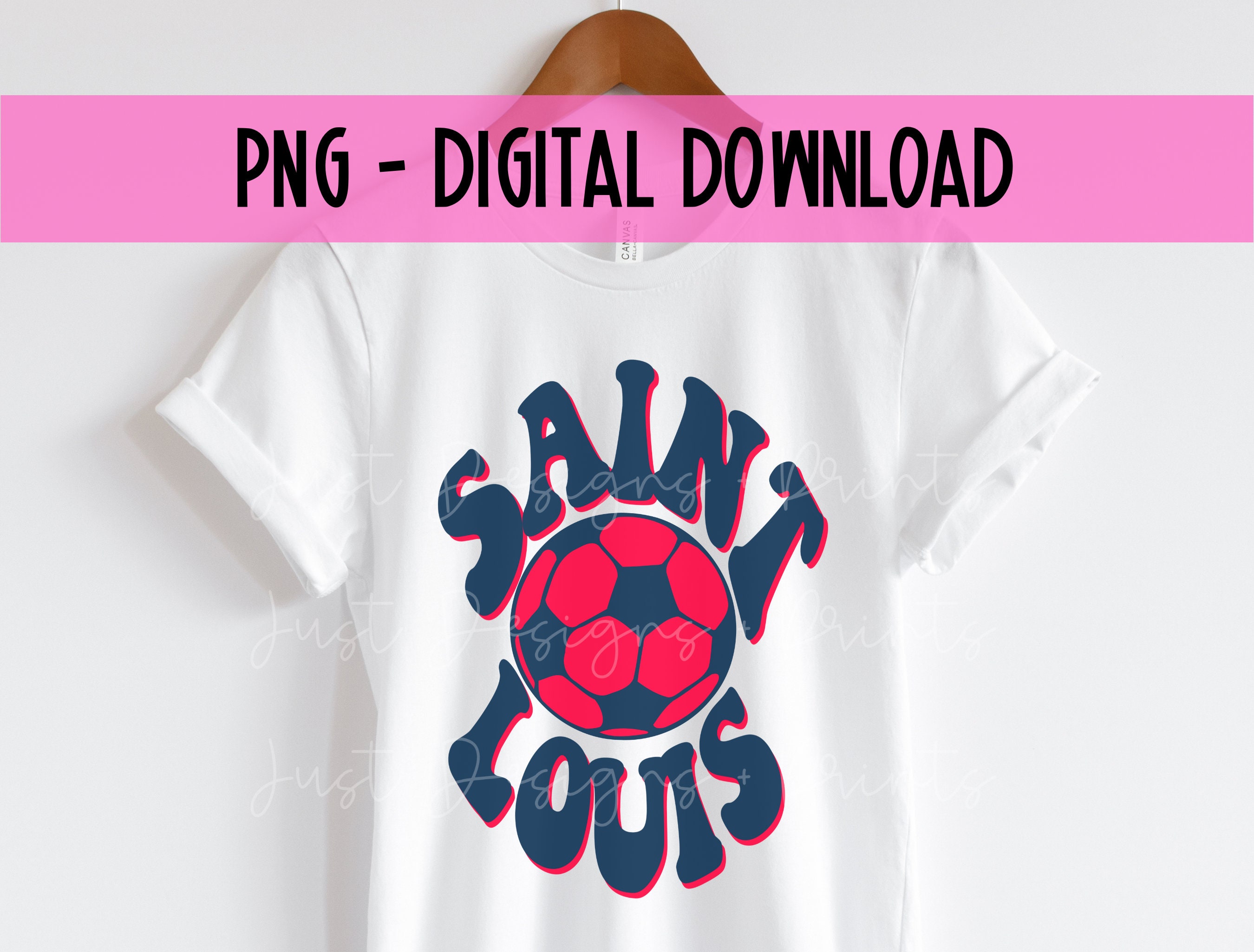 Retro Saint Louis Soccer PNG Stl Soccer Png Stl City Soccer - Etsy