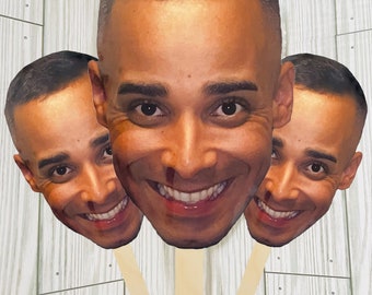 Big Head on a Stick - Etsy