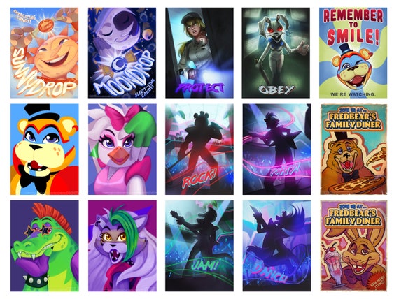 Dahee Fnaf Security Breach Poster Five Nights At Fred