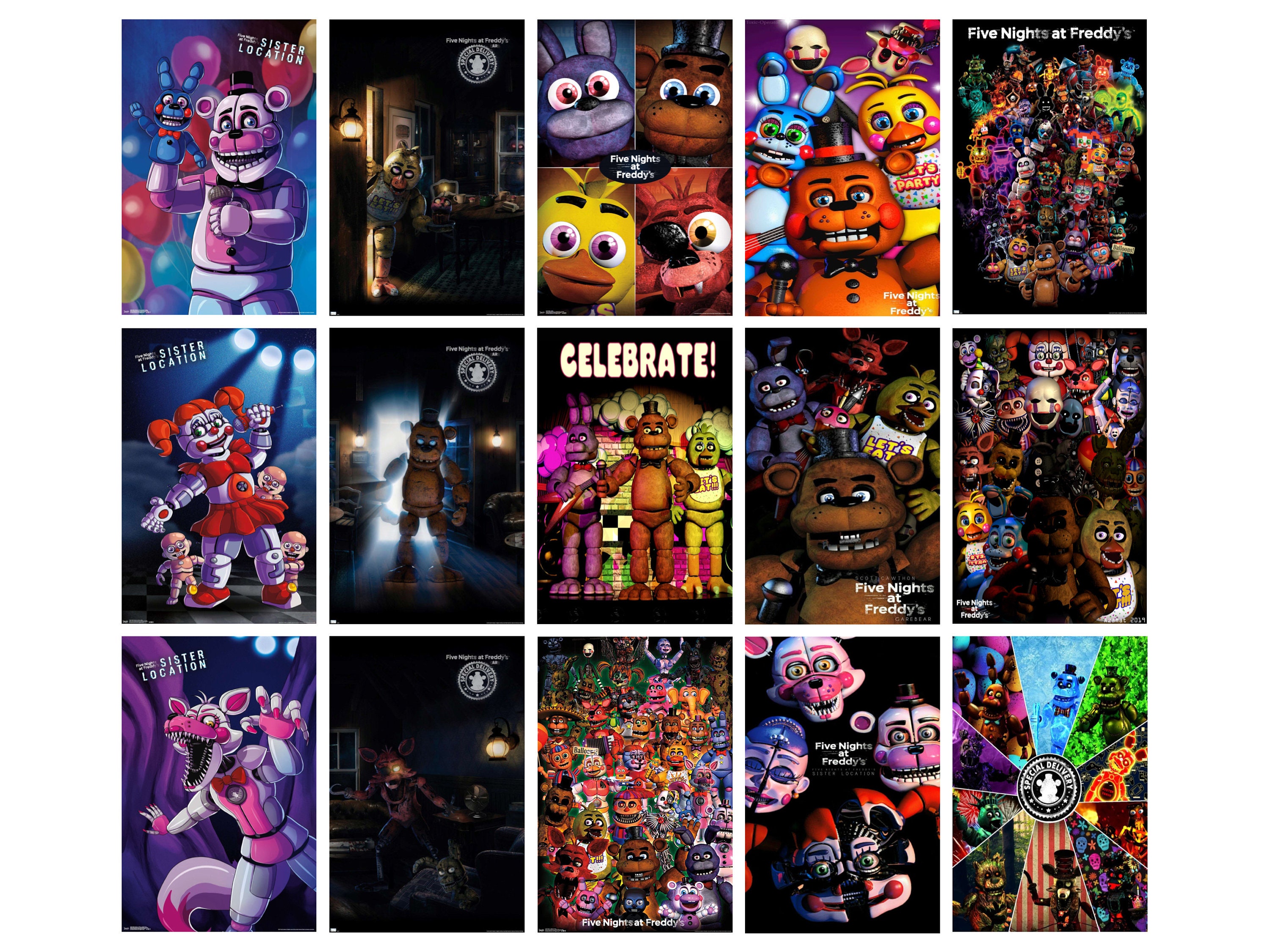 Five Nights at Freddys Poster FNAF Printable Game Poster - Etsy Australia