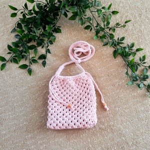 Crossbody Bag, Crossbody Bag Macrame, Macrame Phone Bag, Handmade Phone ...