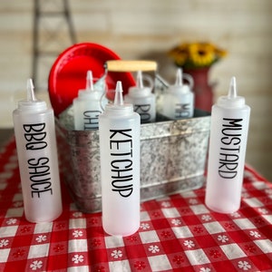 Condiment Squeeze Bottle | Summer Cookout | Grilling Accessories | Ice ...