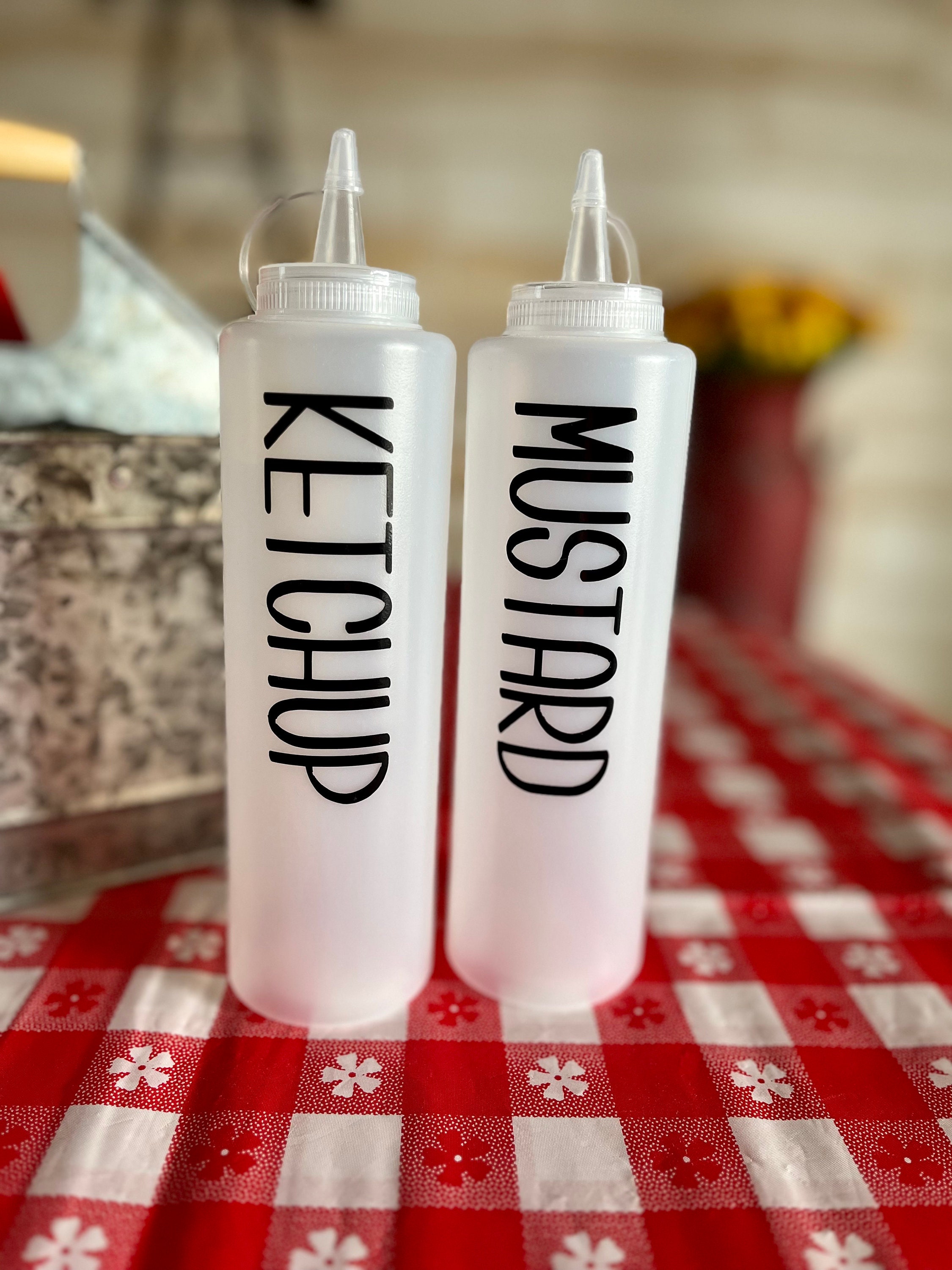 Condiment Squeeze Bottle Summer Cookout Grilling Accessories Ice Cream ...