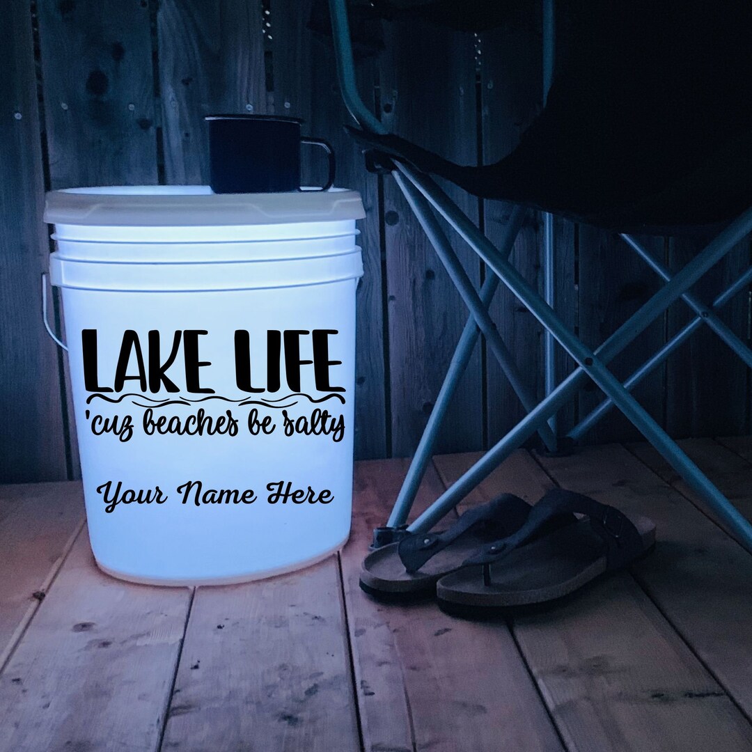 5 Gallon Bucket Lake House Light | Lake House Lantern | Boat Light ...