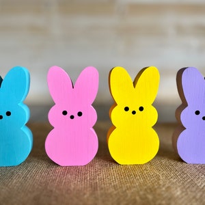 Easter Peeps Decor | Personalized Peep | Wood Peeps | Easter Tiered ...