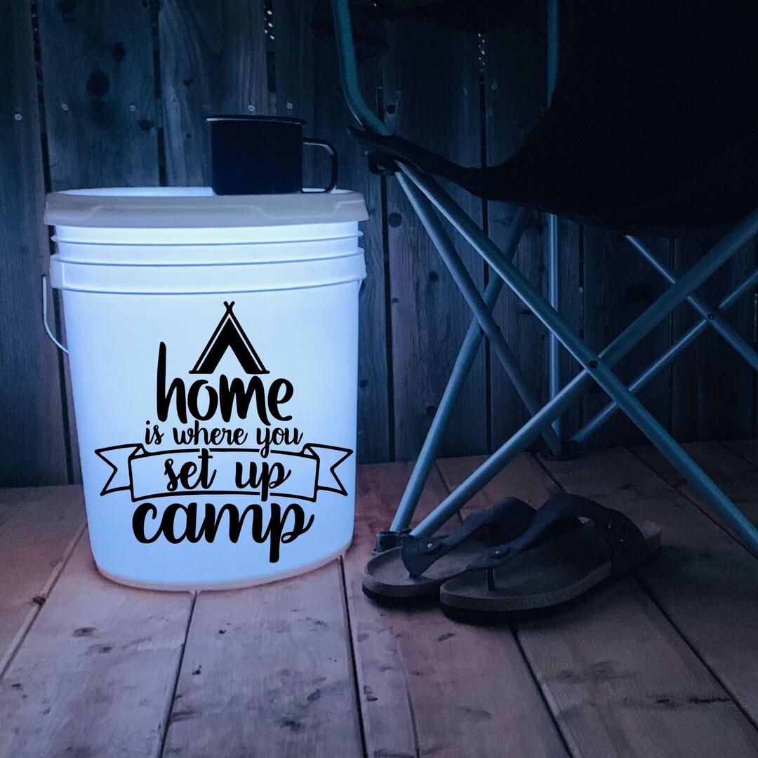 5 Gallon Camping Bucket Light | Camping Lantern Light | LED Color ...