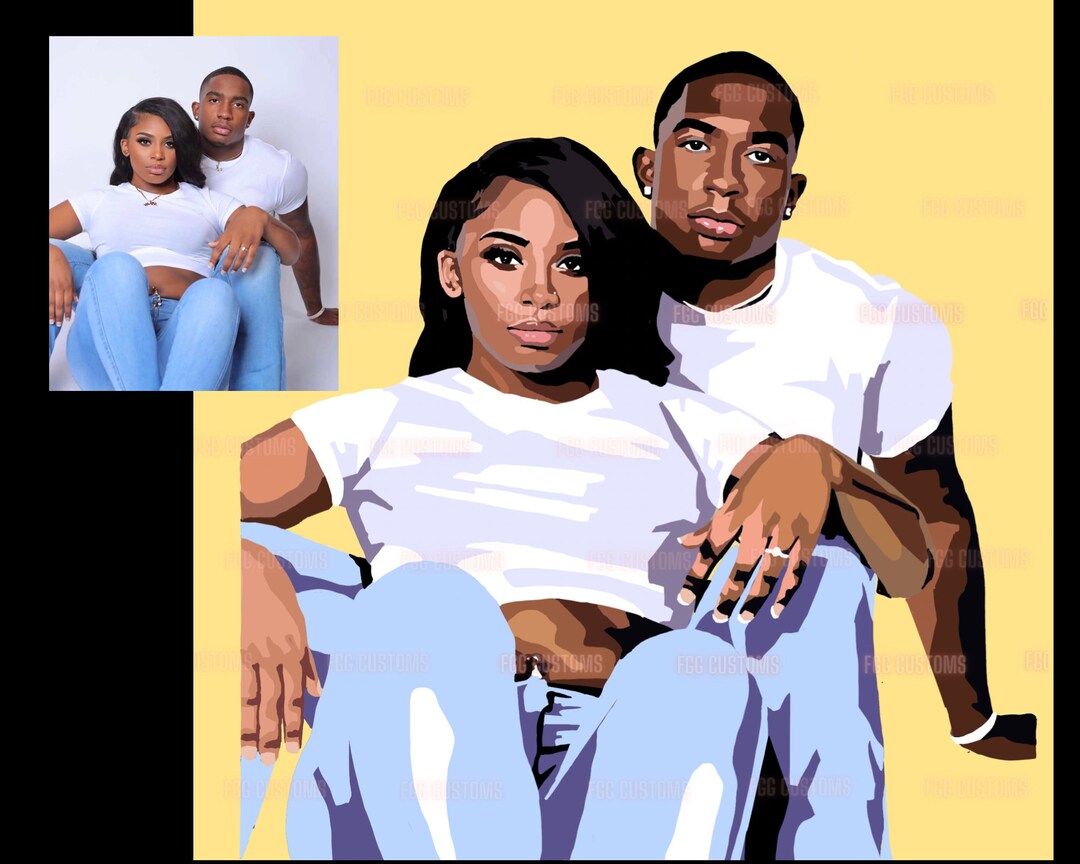 Digital Illustrations/ Tufting Images/ Digital Art/ Portrait Images - Etsy