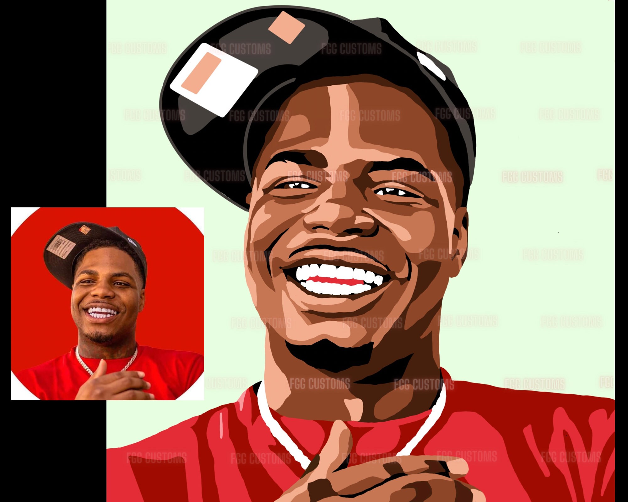 Digital Illustrations/ Tufting Images/ Digital Art/ Portrait Images - Etsy