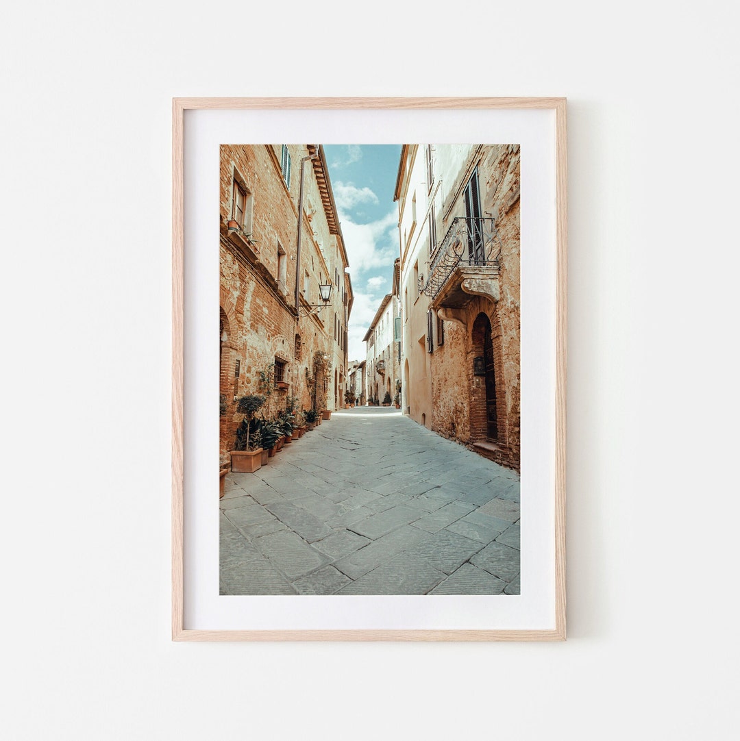Tuscany Alley Print | Rustic Italy Photography | European Travel Wall ...