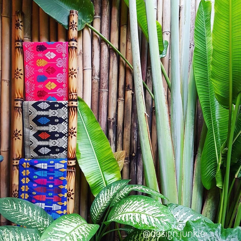 Traditional Indonesian Songket Handwoven Ceremonial Textile Table ...