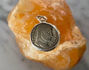 Ancient Roman Coin Pendant - Etsy