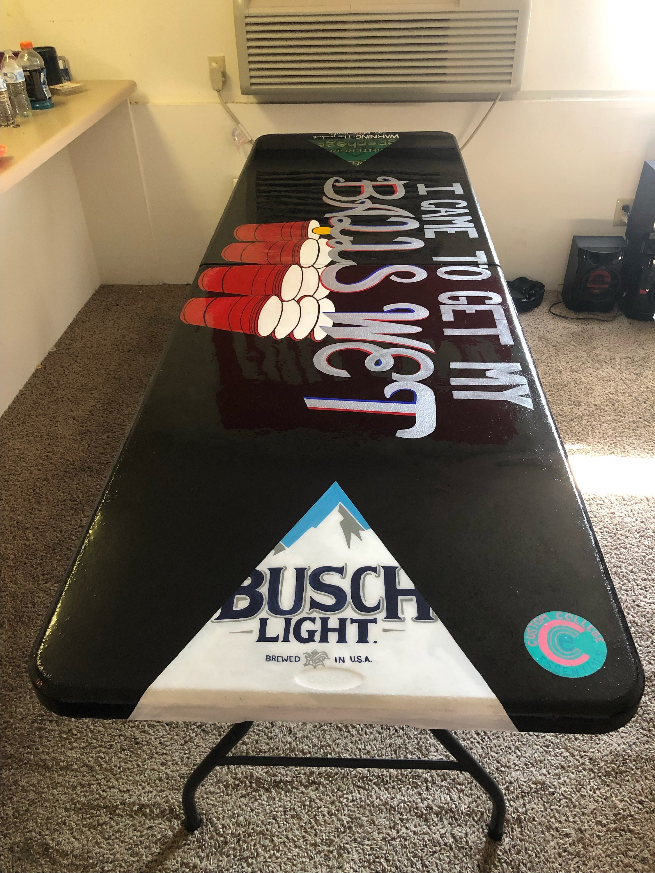 Custom Beer Pong Table - Etsy