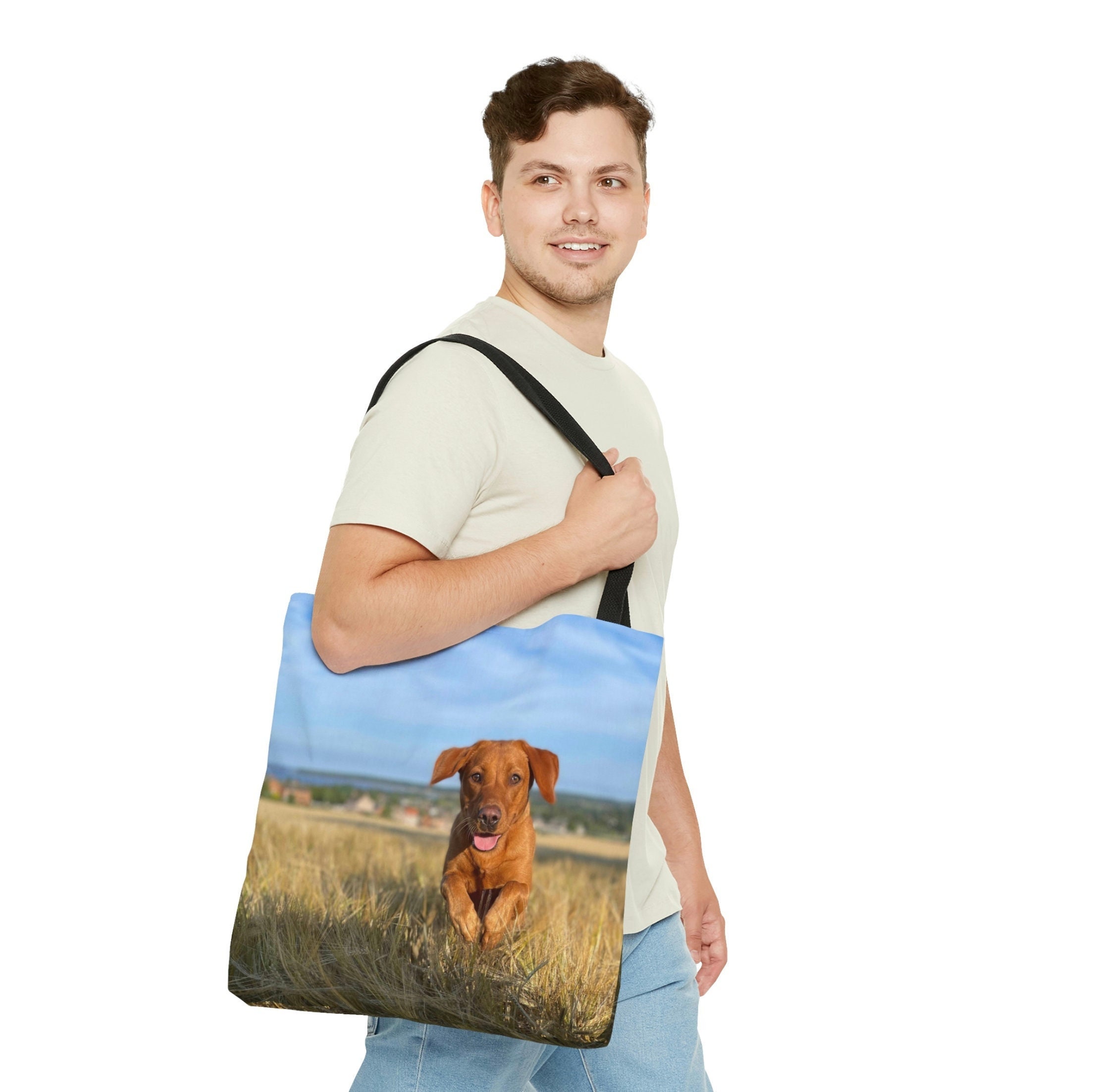 Fox Red Labrador Tote Bag Tayport Design Small, Medium and Large Sizes ...