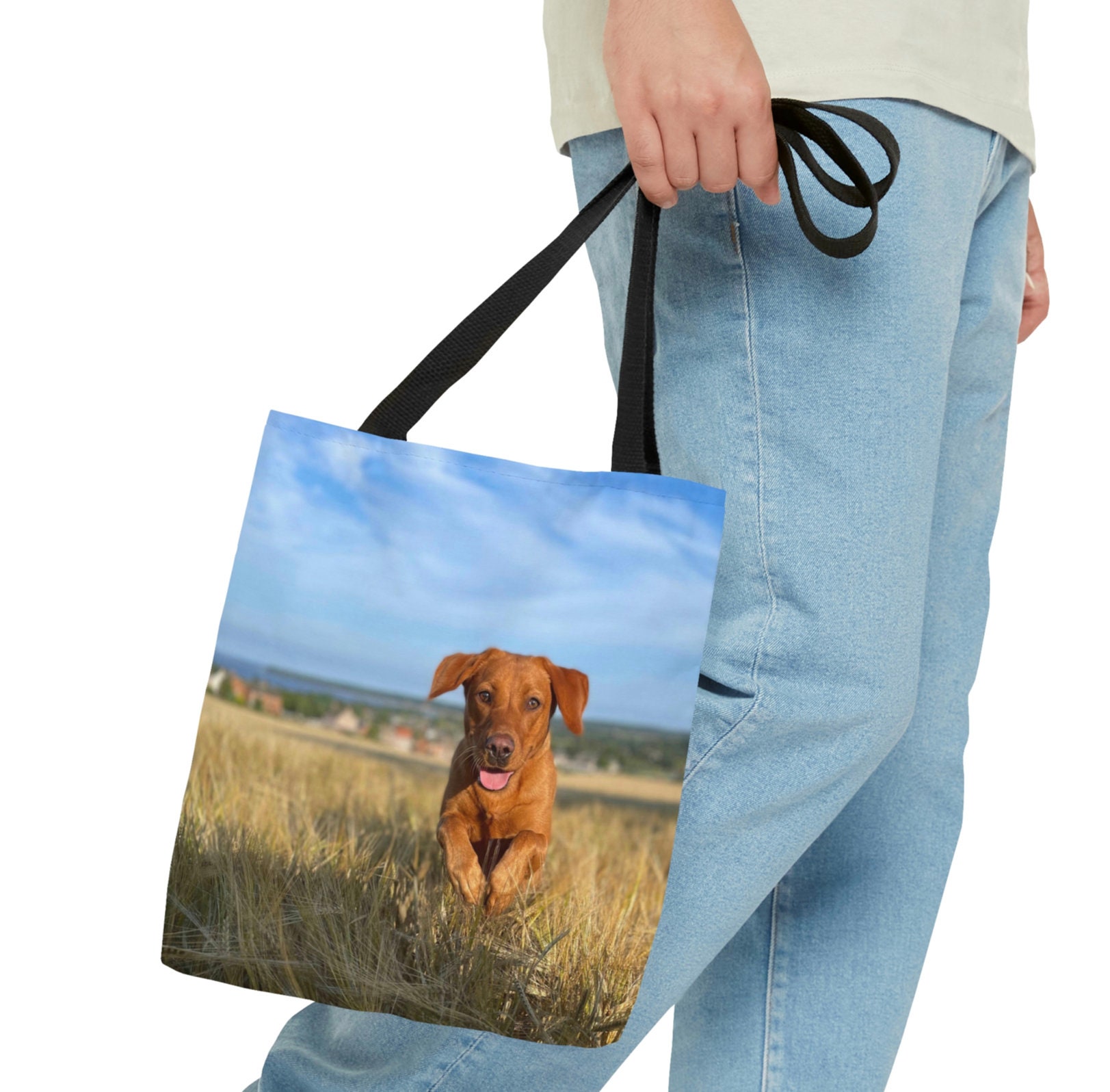 Fox Red Labrador Tote Bag Tayport Design Small, Medium and Large Sizes ...