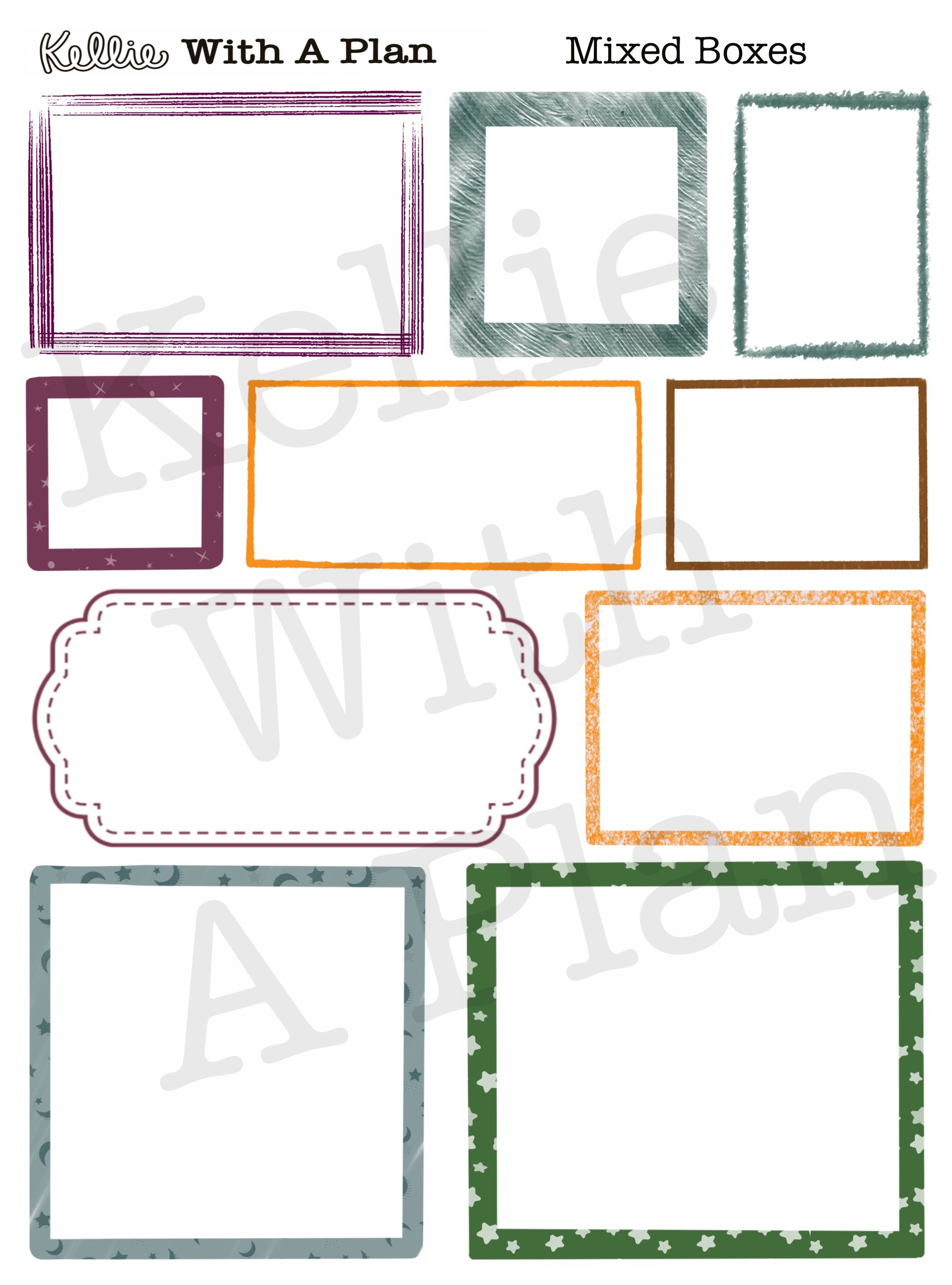 Plants and Poses: Mixed Boxes - Etsy