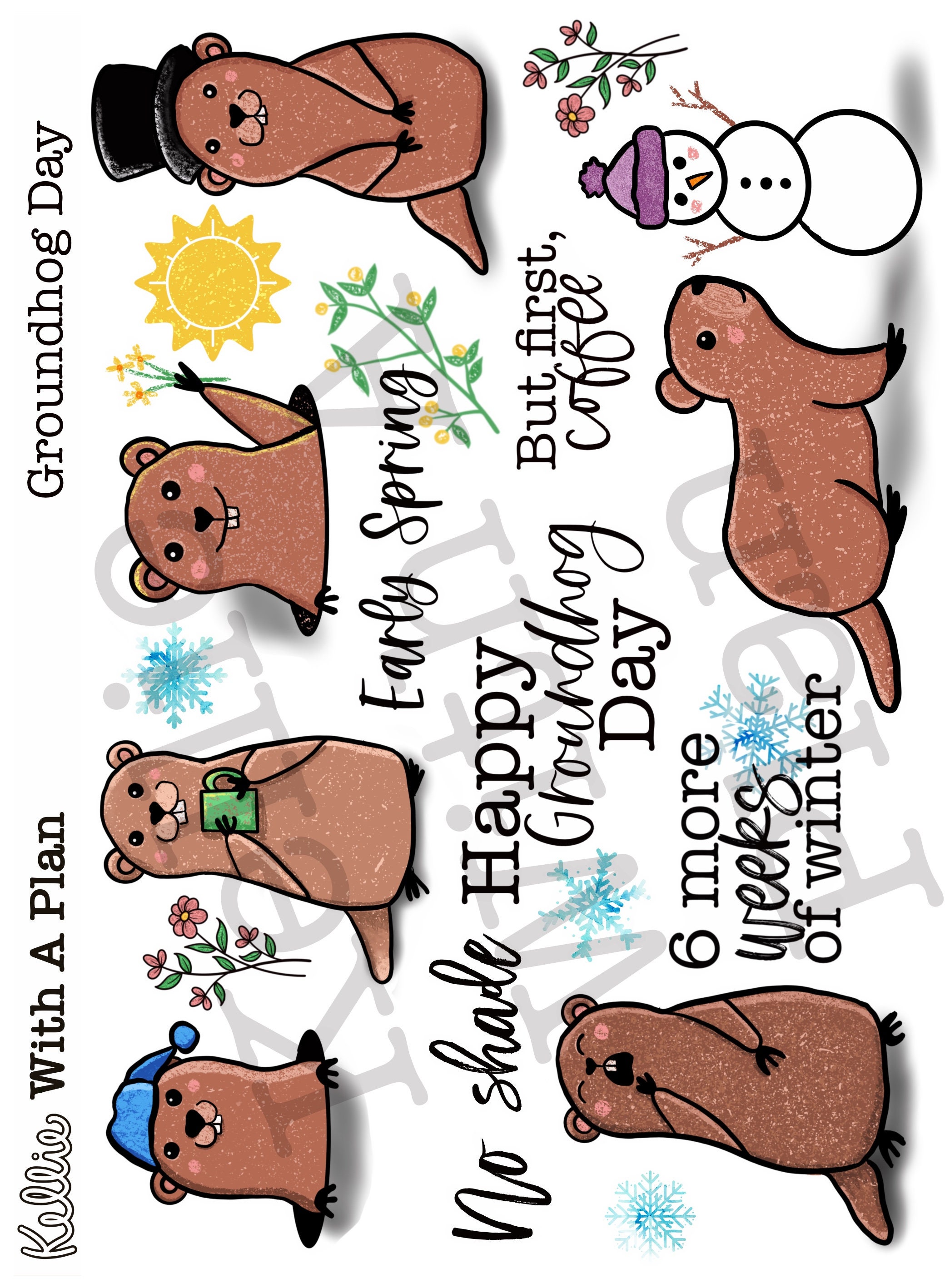 Groundhog Day Journaling Kit - Etsy