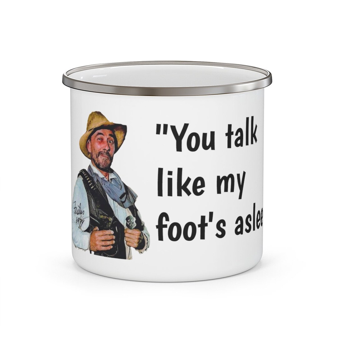 Vintage TV Westerns Festus Gunmoke you Talk Like My Foot's Asleep ...