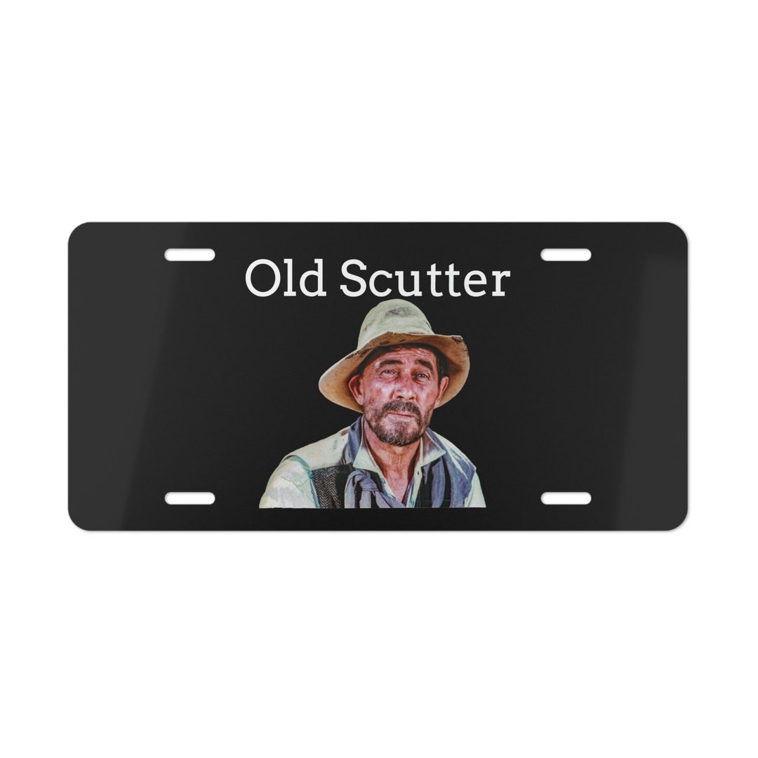 Festus Gunsmoke "old Scutter" Front License Vanity Plate - Etsy