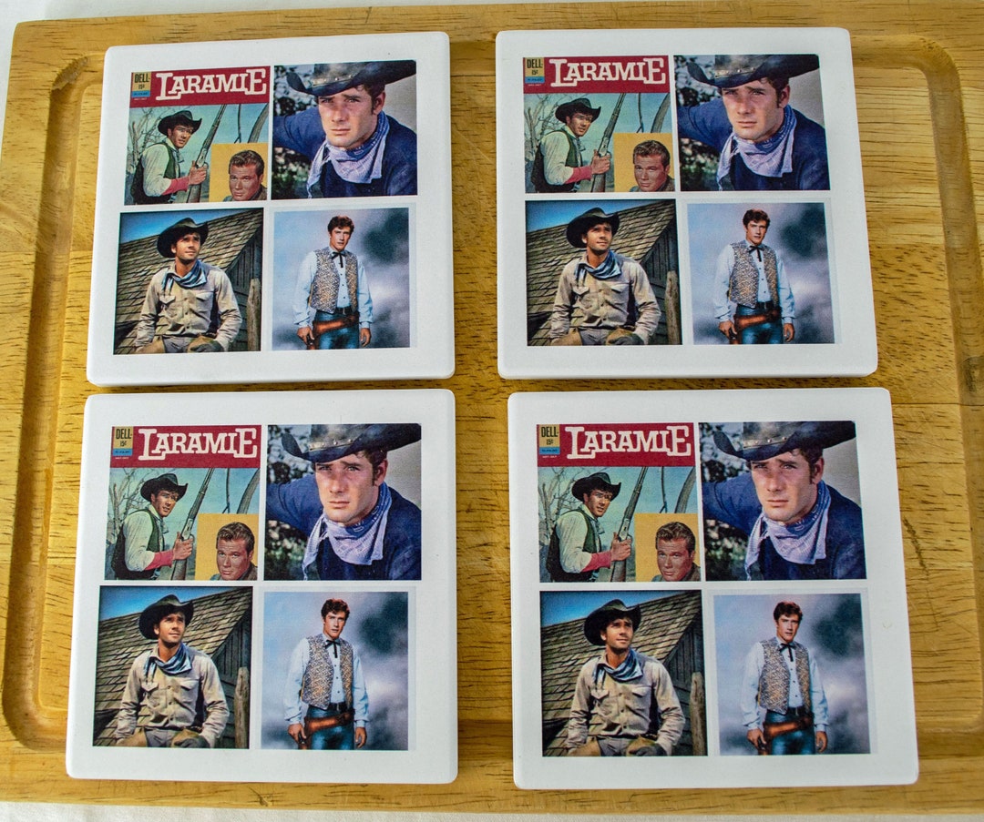 Laramie Robert Fuller Set of 4 Stone Coasters - Etsy