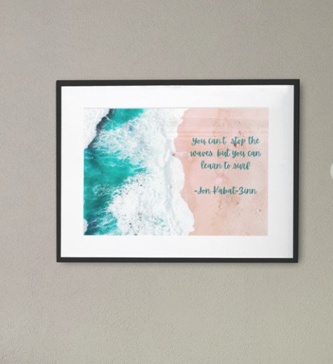 Motivational Beach Print - Etsy
