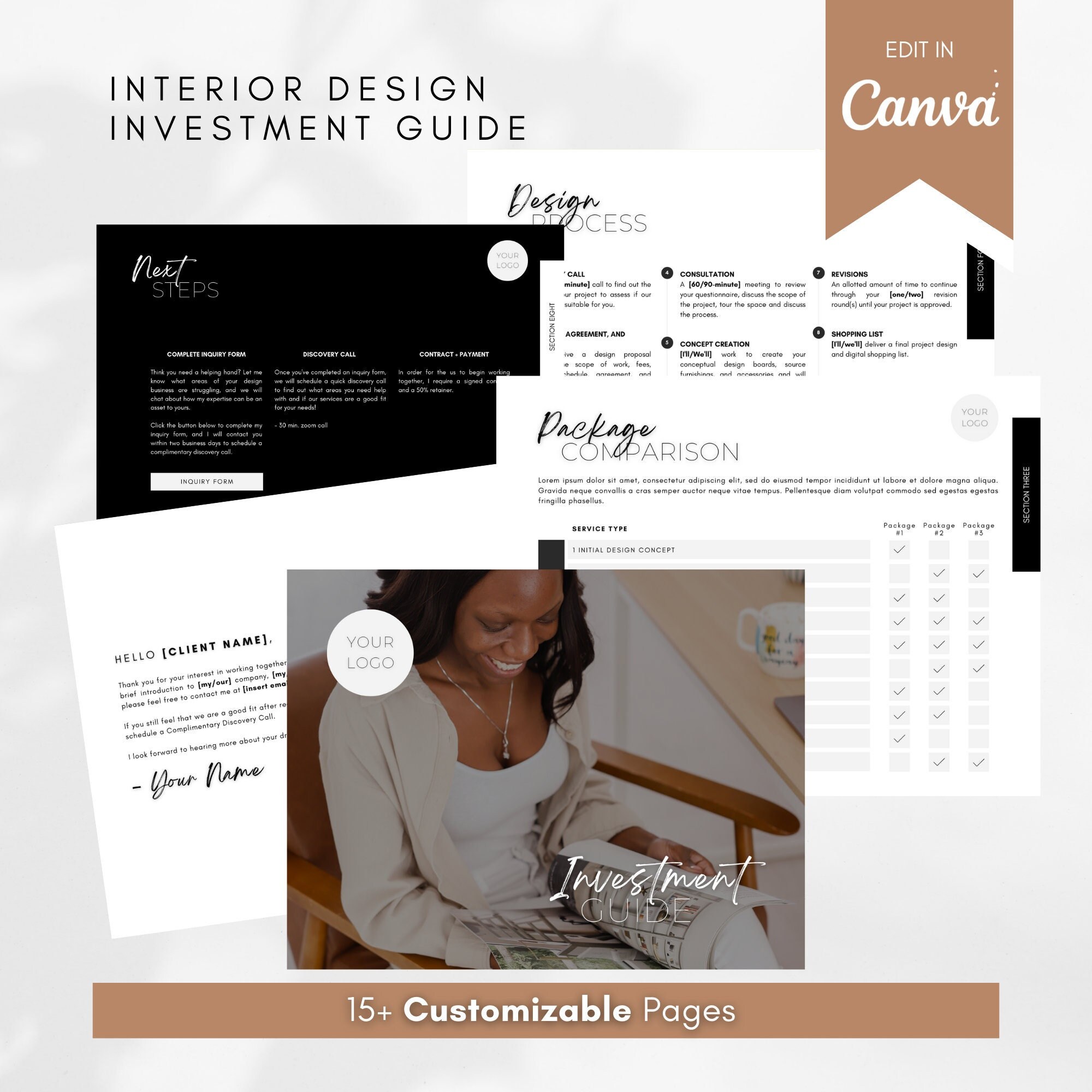 Customizable Interior Design Investment Guide. Canva Pricing and ...