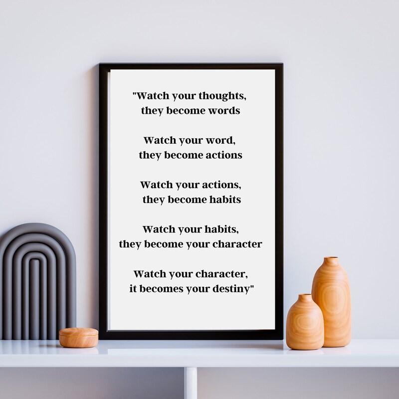 Watch Your Thoughts - Etsy