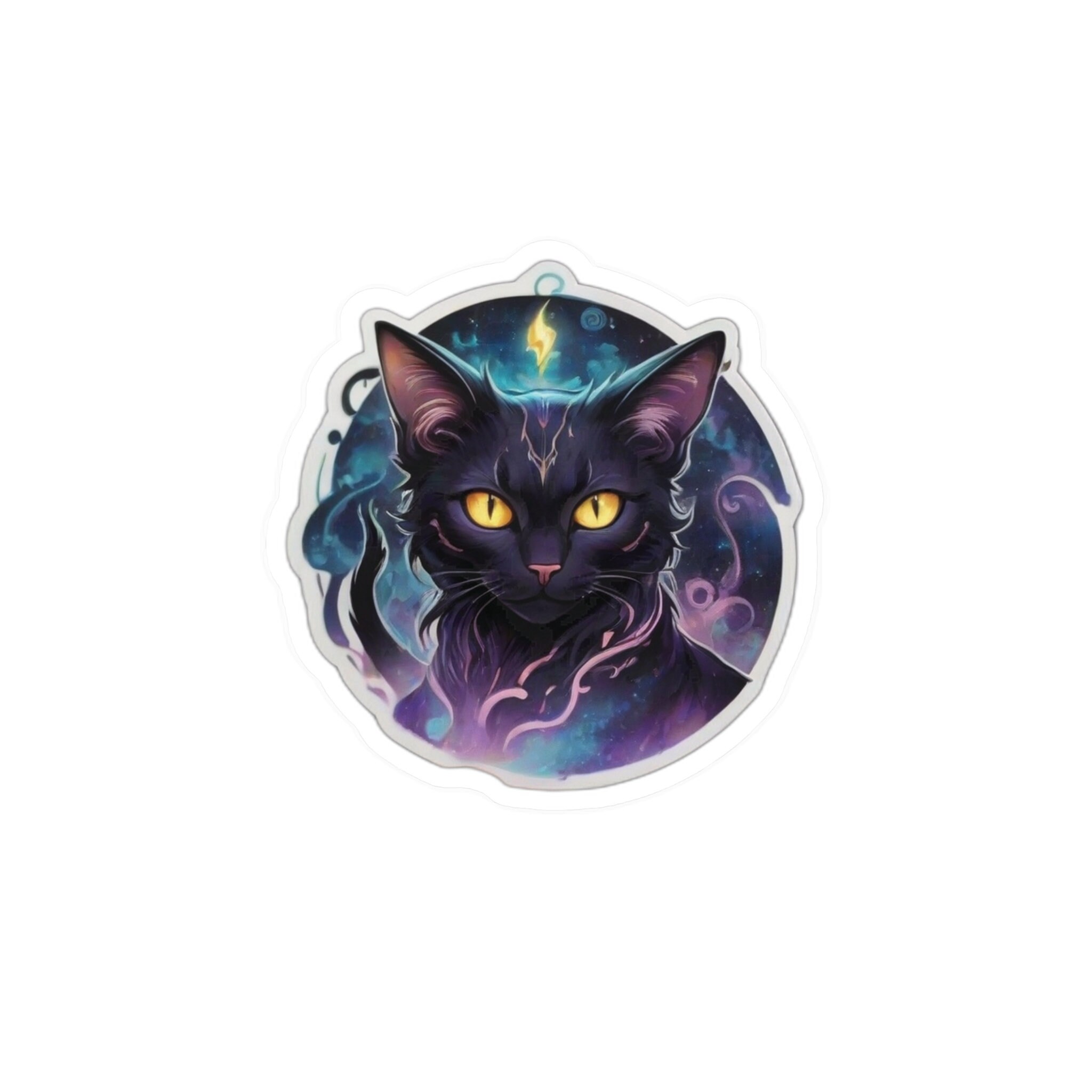Mystical Cat Sorcerer's Familiar High-resolution Glowing - Etsy