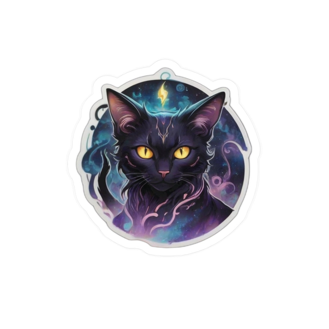 Mystical Cat Sorcerer's Familiar High-resolution Glowing - Etsy