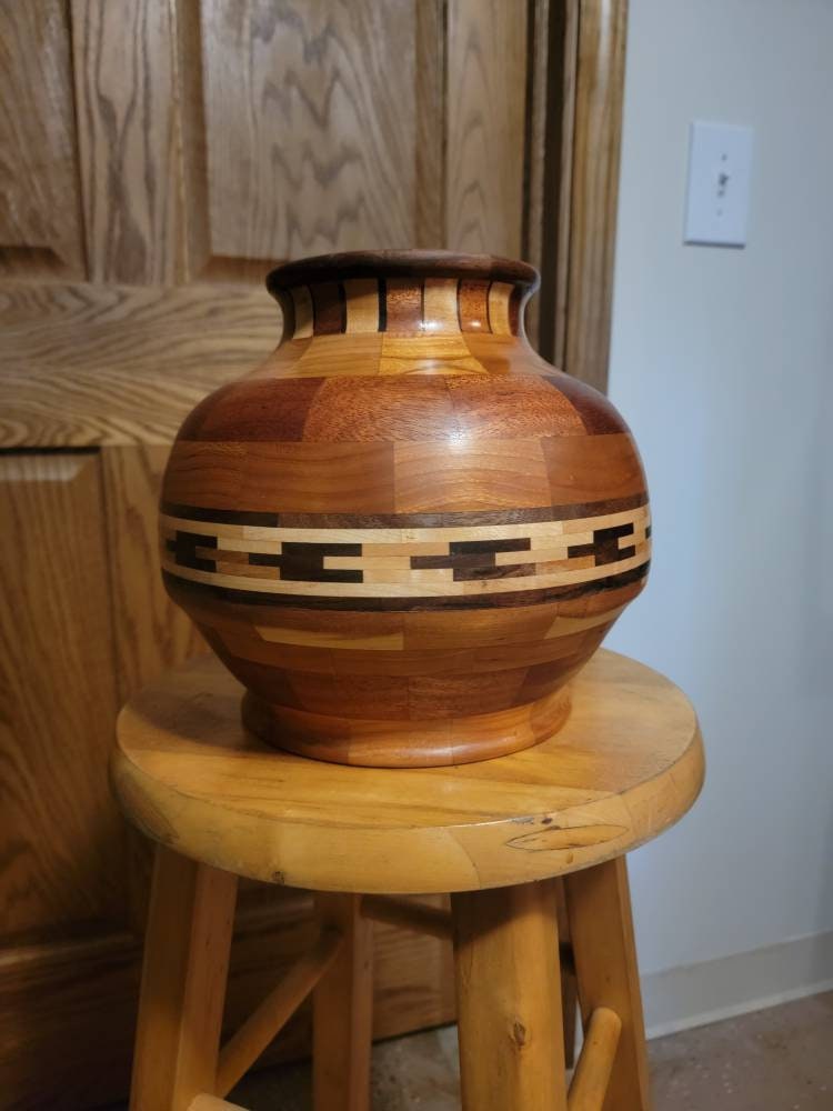 Segmented Bowl Beautiful Turned Bowl Homemade Wooden Bowl Multi Wood ...