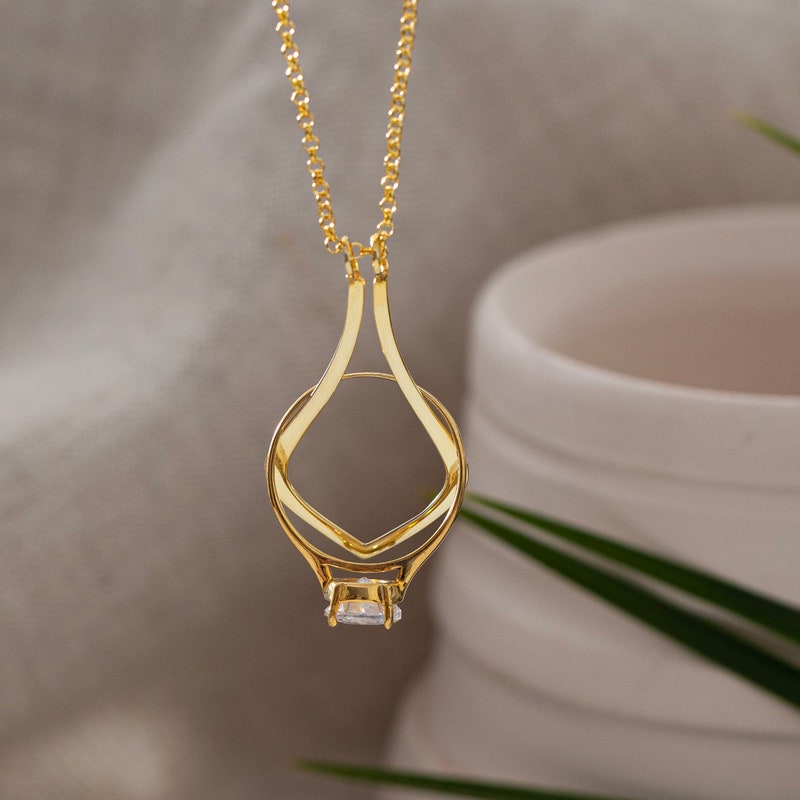 Ring Holder Necklace - Etsy
