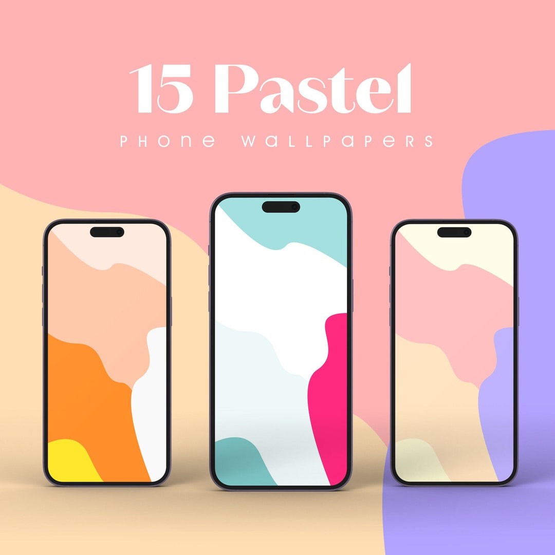 15 Cozy Pastel Phone Wallpapers Aesthetic iPhone Wallpapers - Etsy