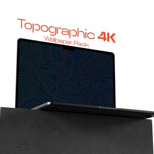 Topographic 4K Desktop Wallpaper, 2023 Mac Desktop Wallpapers, Colorful ...