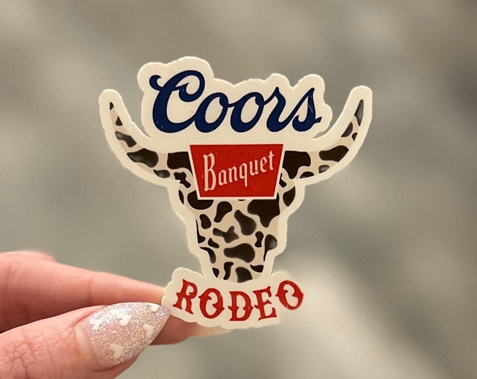 Coors Sticker black Cowprint Stickers for Hydroflask Stickers for ...
