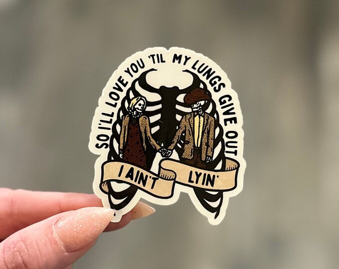 So Ill Love You Till My Lungs Give Out Sticker Stickers for Hydroflask ...
