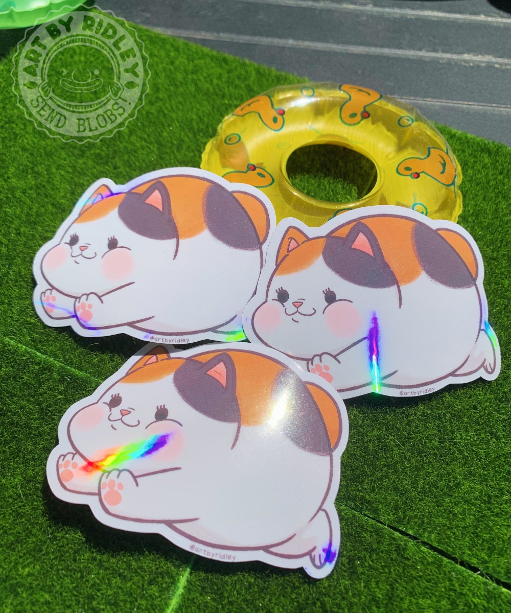 FFXIV Die-cut Sticker - Goobbue, Fat Cat, Namazu, Moogle - Etsy