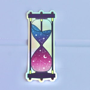Hourglass Sticker, Hourglass Timer, Hourglass Sand Timer, Holographic ...