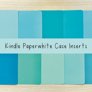 Kindle Case Insert, Kindle Insert for Clear Case, Kindle Paperwhite ...