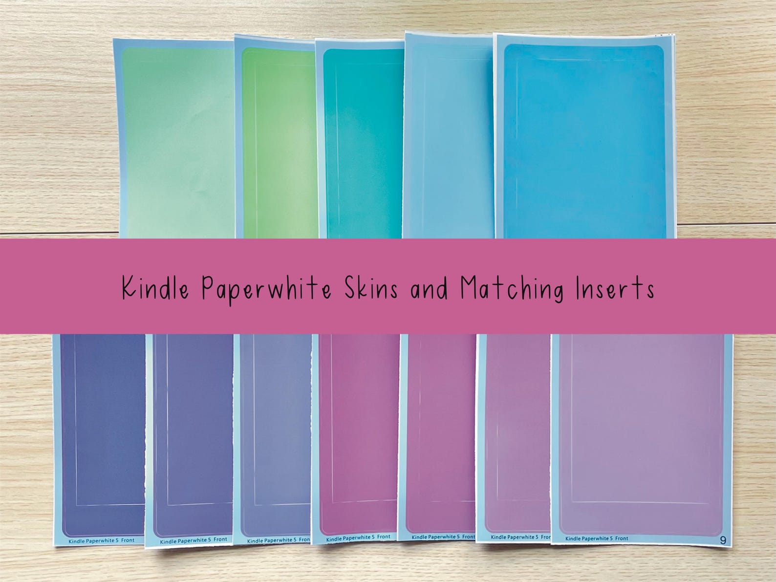 Kindle Skin With Matching Kindle Insert, Kindle Skin Decal, Kindle Skin ...