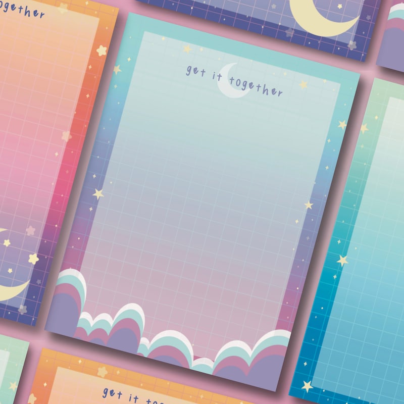 Cute Notepad - Etsy